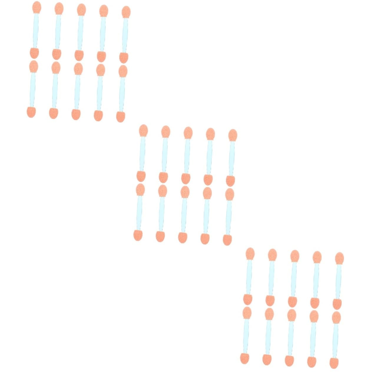 300 pcs double ended eyeshadow brush mini eyeshadow esponjas para ...