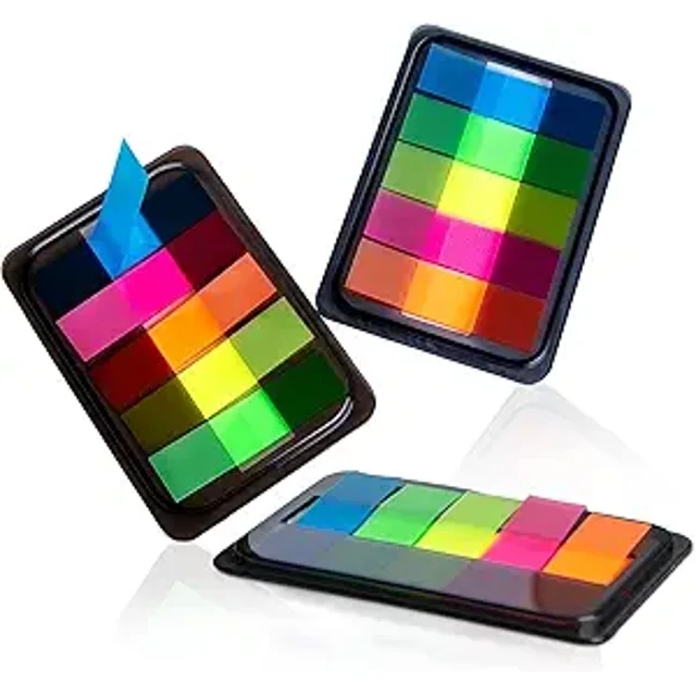 300 pieces, transparent sticky notes, page markers, book tabs, adhesive ...