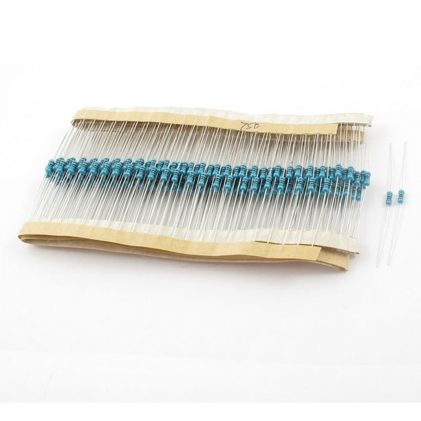 300 x 1/4 Watt 1% Tolerance 750 Ohm Flameproof Axial Metal Film ...