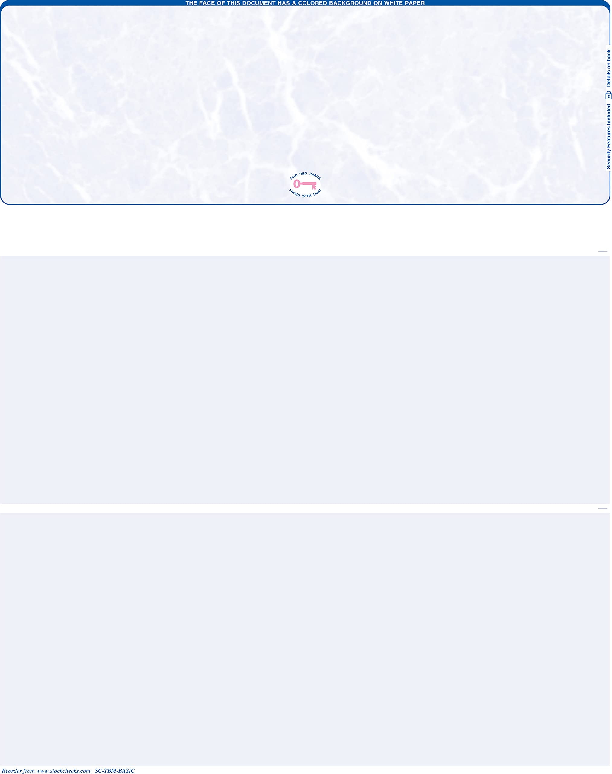 3000 Blank Checks Laser Inkjet Printer Compatible, Top Position Check ...