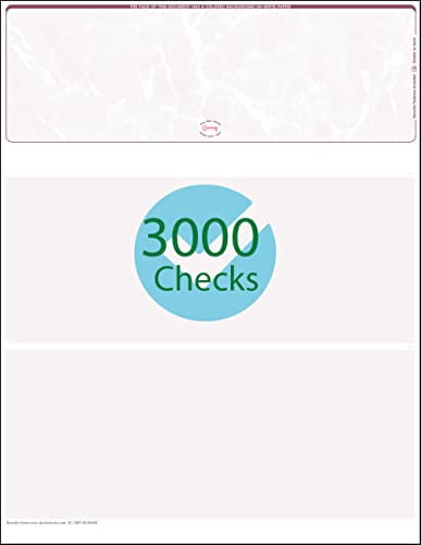3000 Burgundy Marble Laser Check Stock, (Top Position) Laser Checks ...