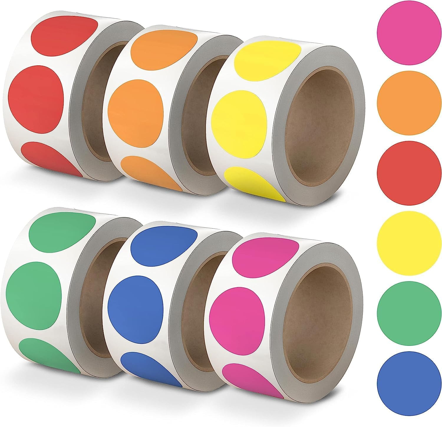 3000 Circle Stickers Dot Stickers, Price Stickers, Garage Sale Stickers ...