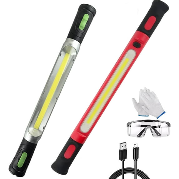 3000 Lumens Rechargeable Work Light with Magnetic Base, IP54 Waterproof ...