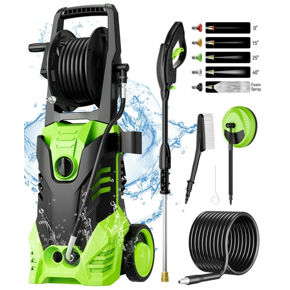 Fenbeli 3000 PSI Electric Pressure Washer, 2.0 GPM Power Washer for ...