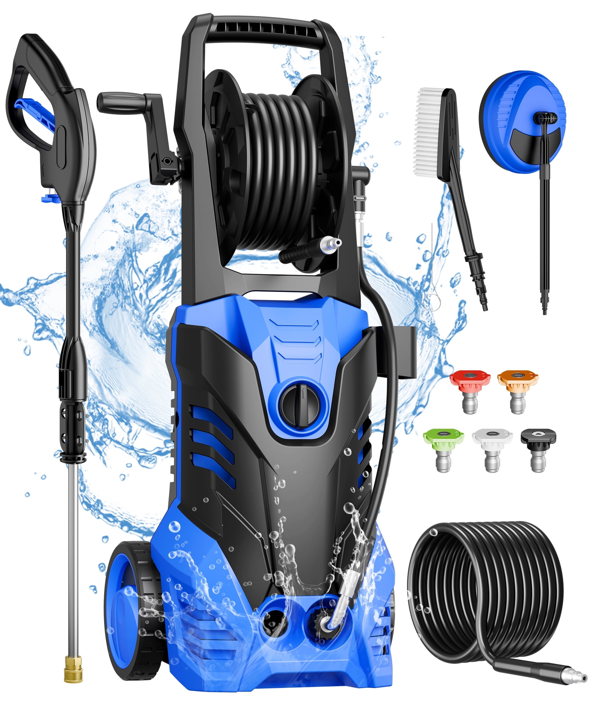 Fenbeli Electric Pressure Washer 3000 PSI 2.0 GPM Electric Power Washer ...