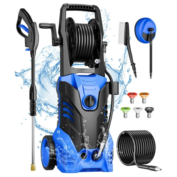 Fenbeli Electric Pressure Washer 3000 PSI 2.0 GPM Electric Power Washer ...