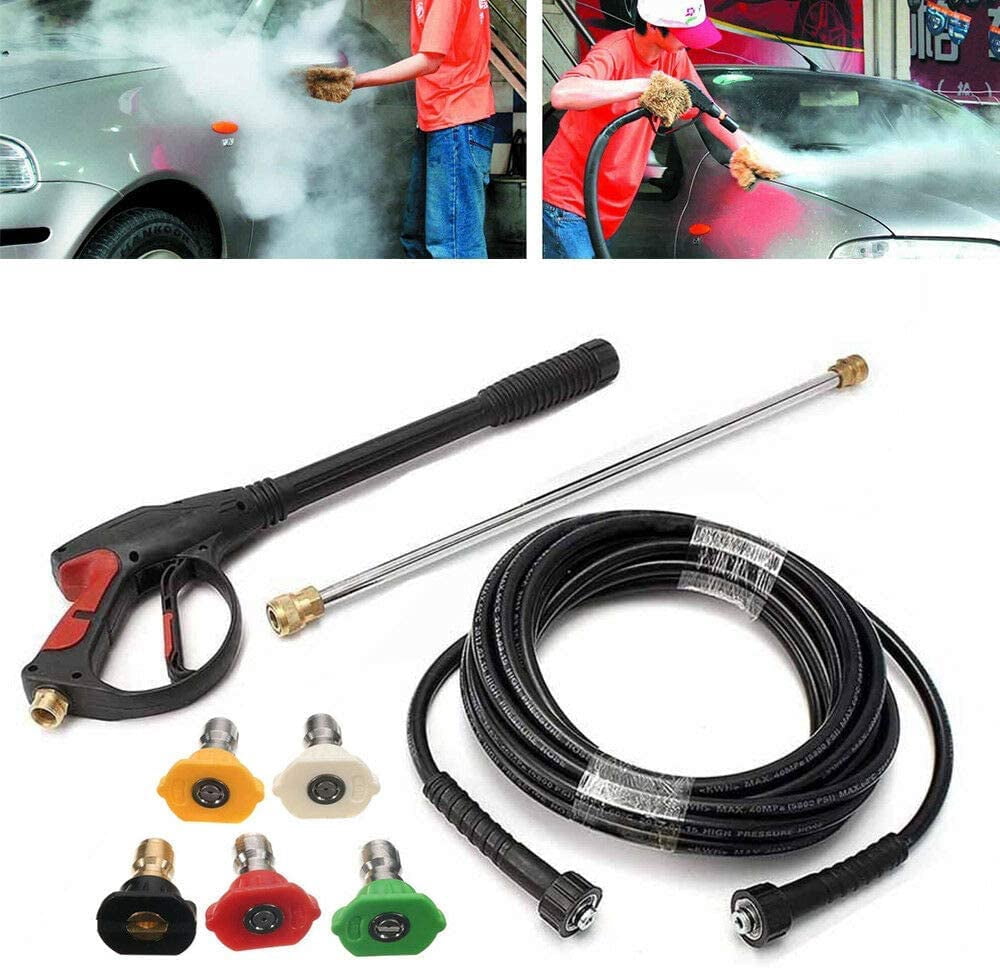 3000 PSI Pressure Washer Gun Power Washer Spray Gun Kit with Universal ...