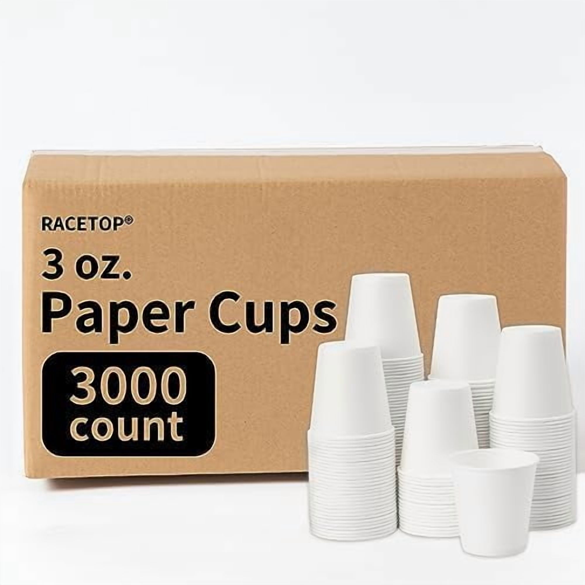 3000 Pack 3 oz Paper Cups for Bathroom, Disposable Mouthwash Cups ...