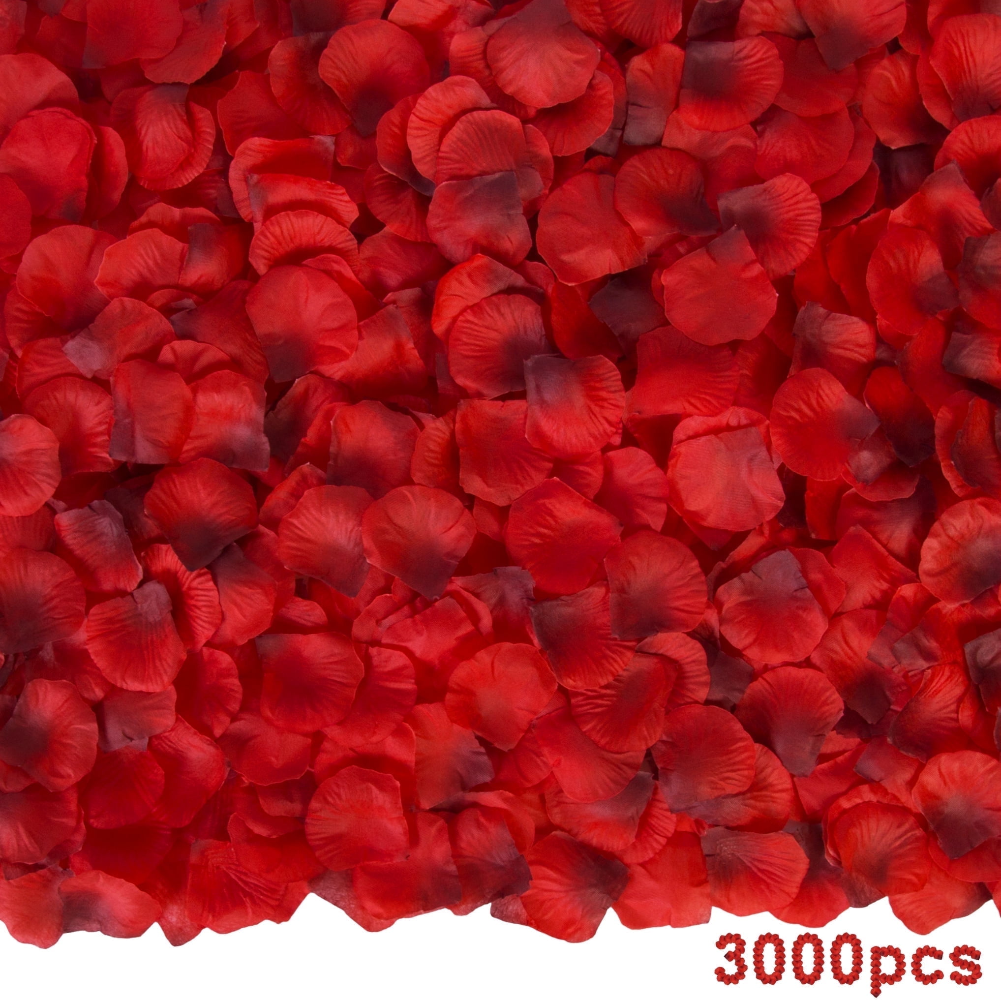 3000 Pcs Faux Red Rose Petals, Silk Artificial Flowers for Valentine's ...