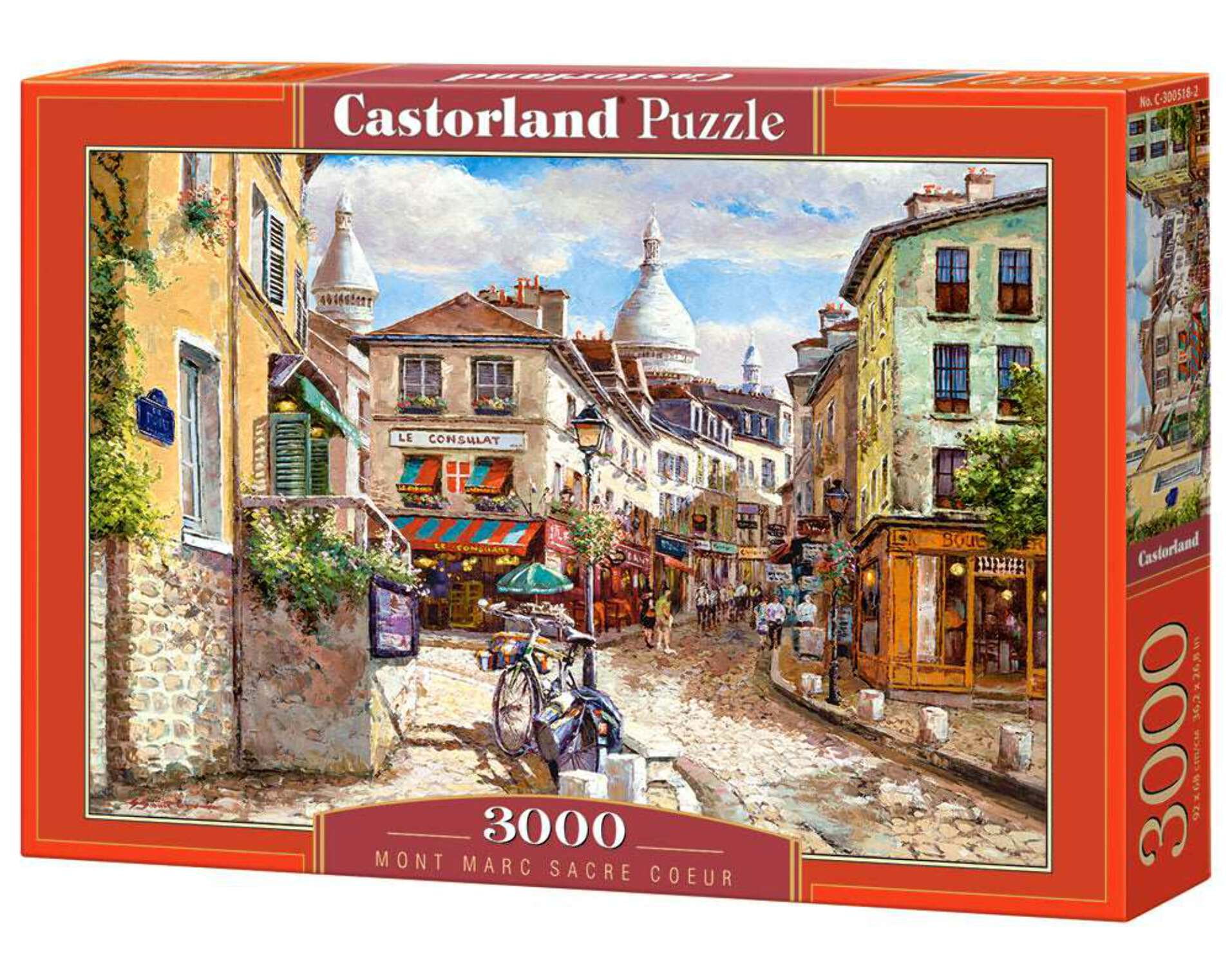 3000 Piece Jigsaw Puzzle, Montmartre Sacre Coeur, Puzzle of France ...