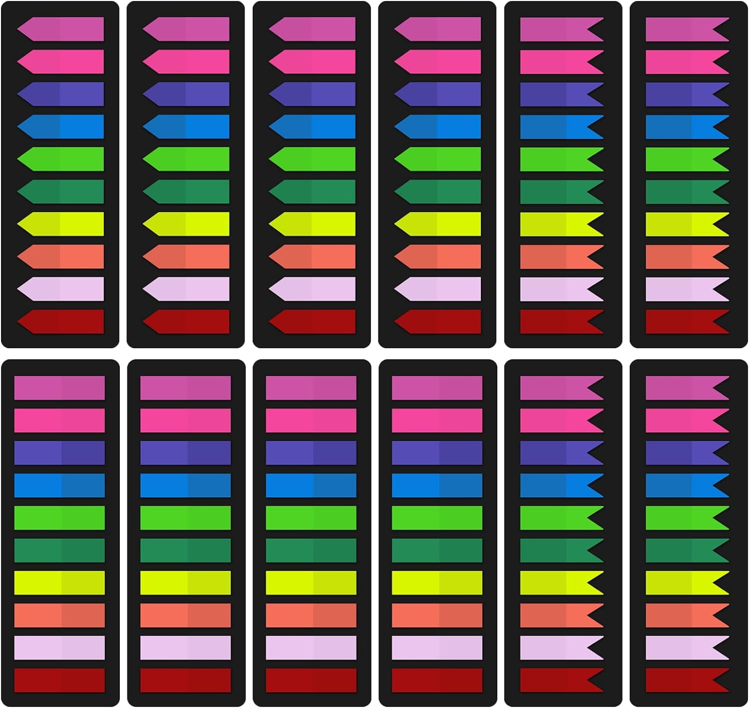 3000 Pieces Page Markers Sticky Index Tabs, Arrow Flag Tabs Self ...