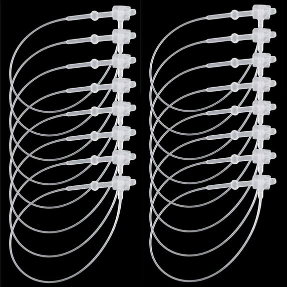 3000 Pieces Snap Lock 3" Security Loops Plastic Tags Fasteners for ...