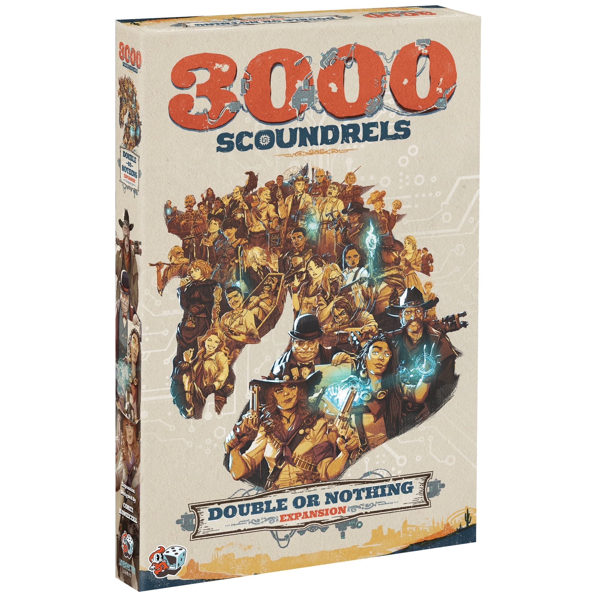 3000 Scoundrels Double or Nothing Expansion Strategy Game for Ages 12 ...