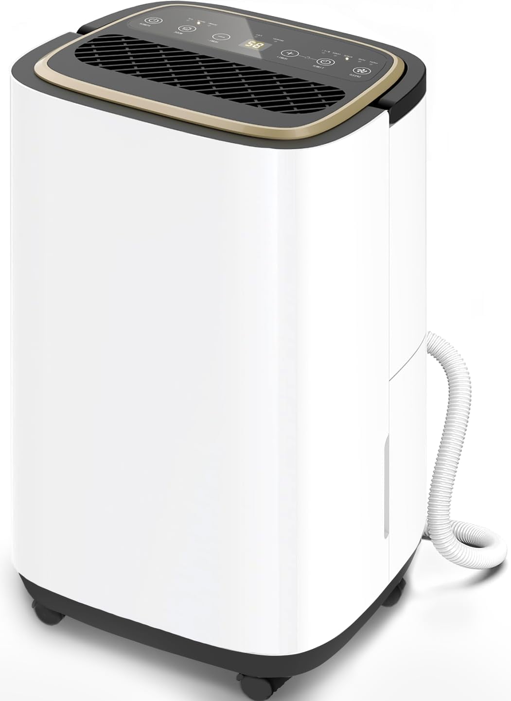 3000 Sq.Ft Dehumidifier for Basement with Drain Hose, 30 Pint Large ...