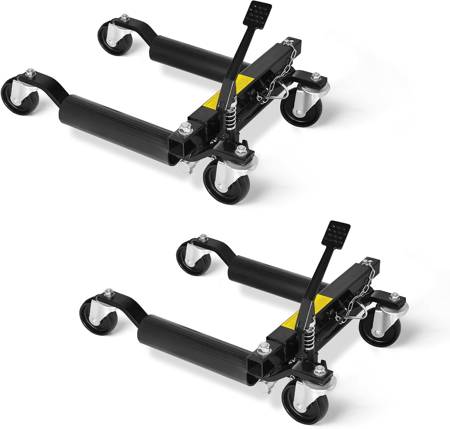 3000 lbs Hydraulic Wheel Dolly,2 Pack Heavy Duty Car Moving Wheel Dolly ...