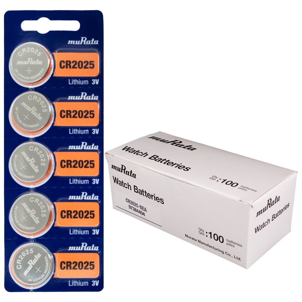 3000 x Murata cr2025 CR 2025 Hologram genuine Lithium 3V Battery Wholesale Pack - Walmart.com