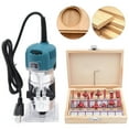 30000 RPM Electric Handheld Trimmer, 800W Woodworking Router, 6-Speed ...