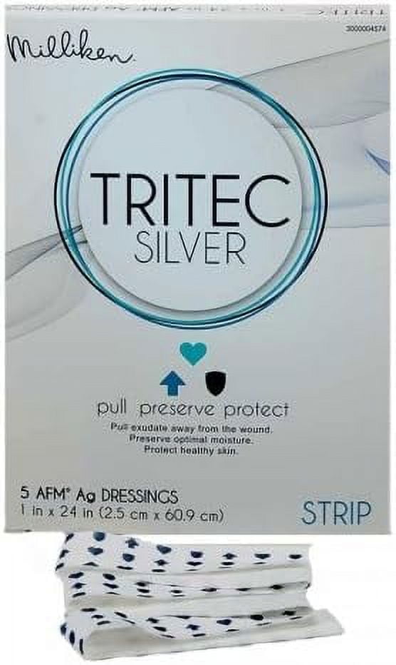 3000004574 - Tritec Silver Antimicrobial Wound Dressing 1" x 24" Strip ...