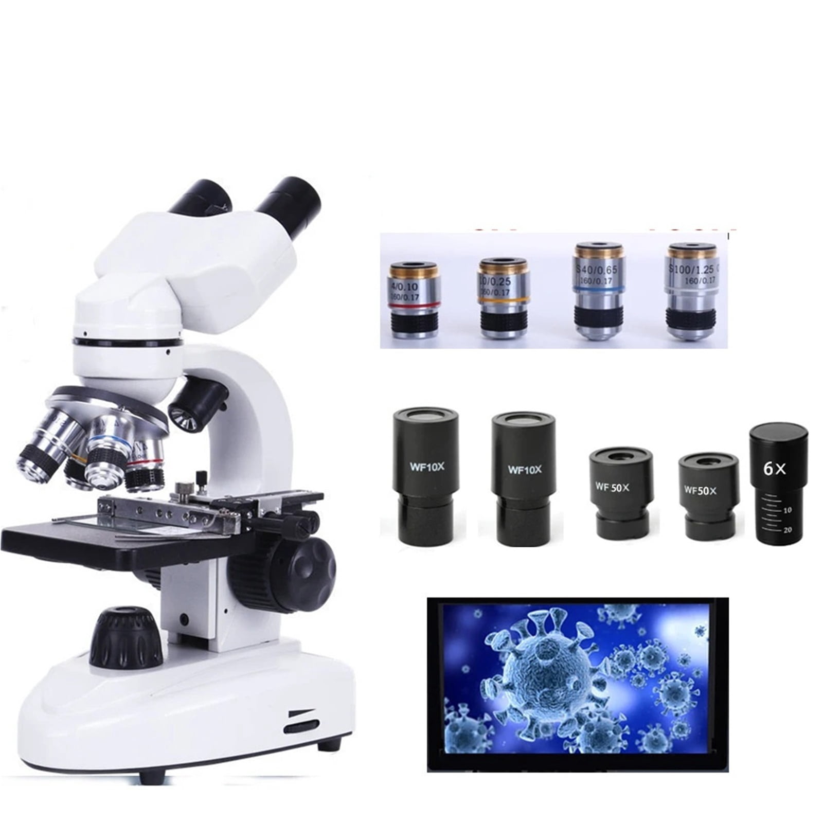 30000X Biological HD scope Digital Laboratory Compound scope With Wide ...