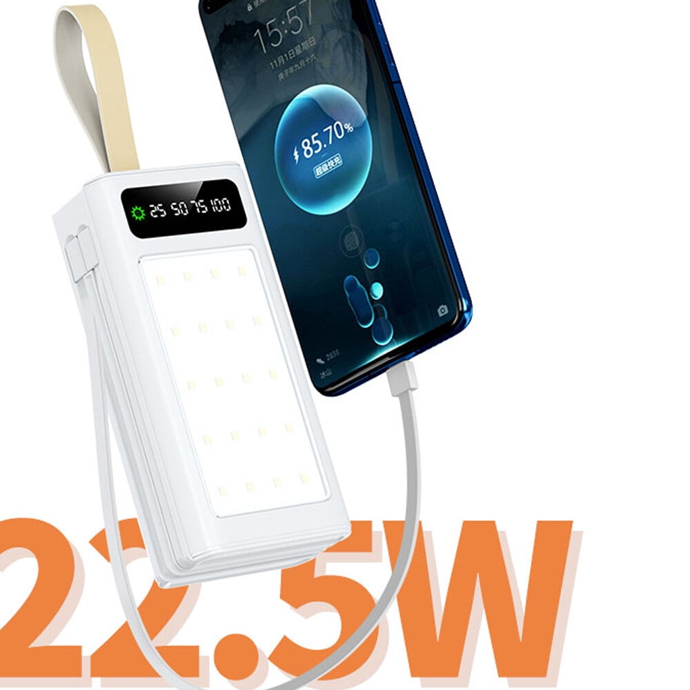 30000mAh LED Power Bank Portable External Battery Backup Charger Fast ...