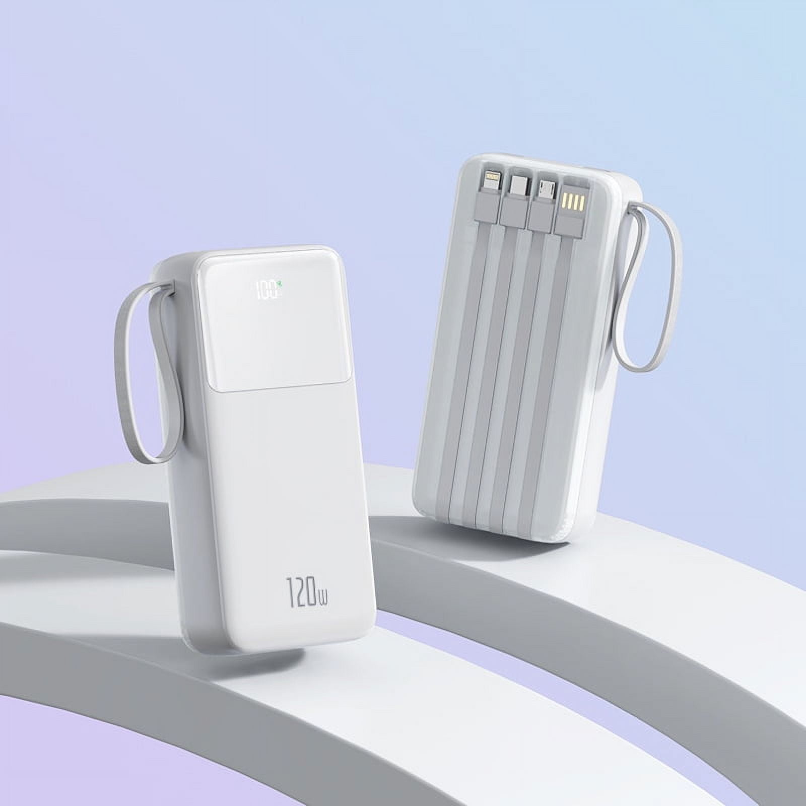 30000mAh Portable Charger Power Banks for iPhone Cell Phones with Built ...