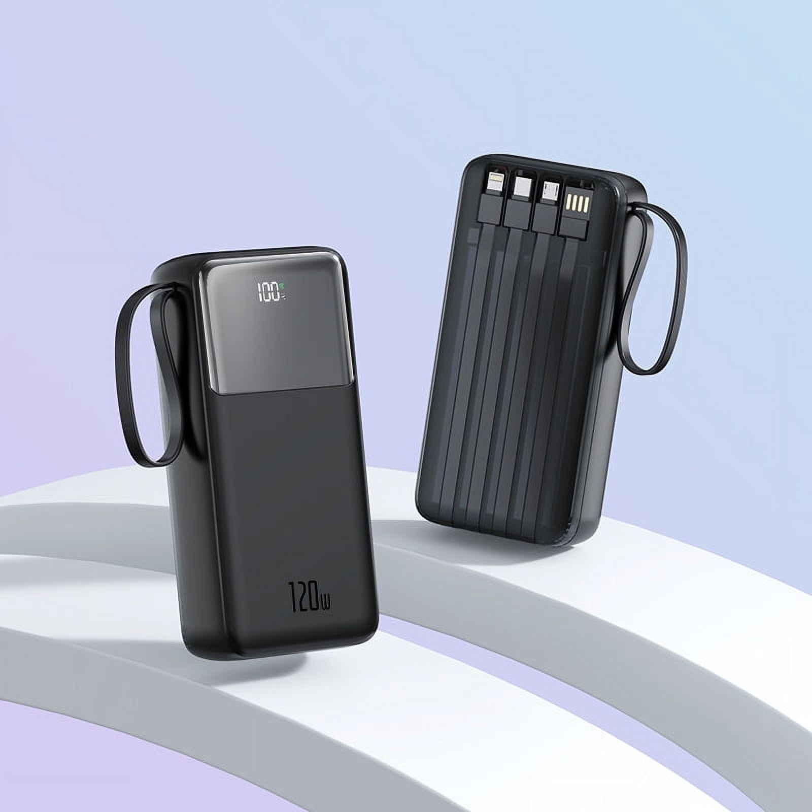 30000mAh Portable Charger Power Banks for iPhone Cell Phones with Built ...