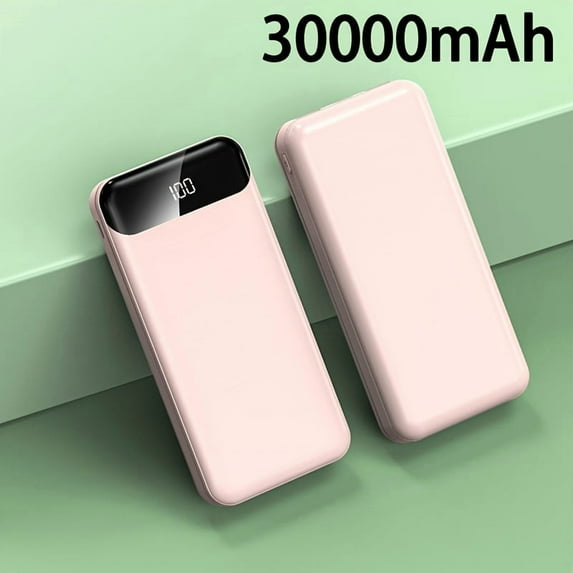 30000mAh Portable Power Bank with LED Display | Dual Output Ports for ...