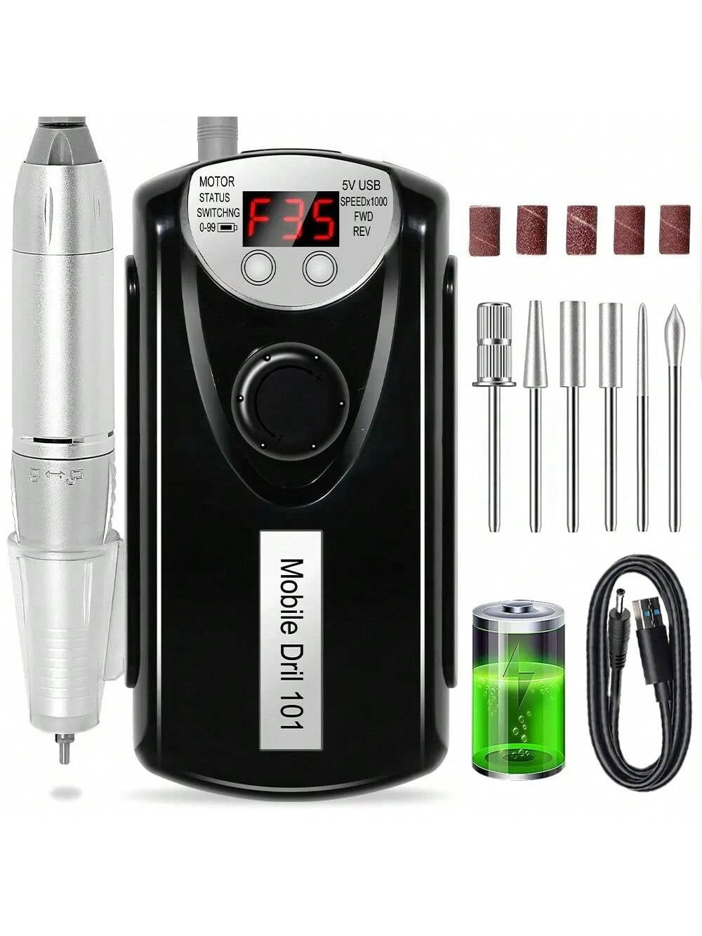 30000rpm Nail Drill Machine Professional Lathe Nail Milling Cutter ...