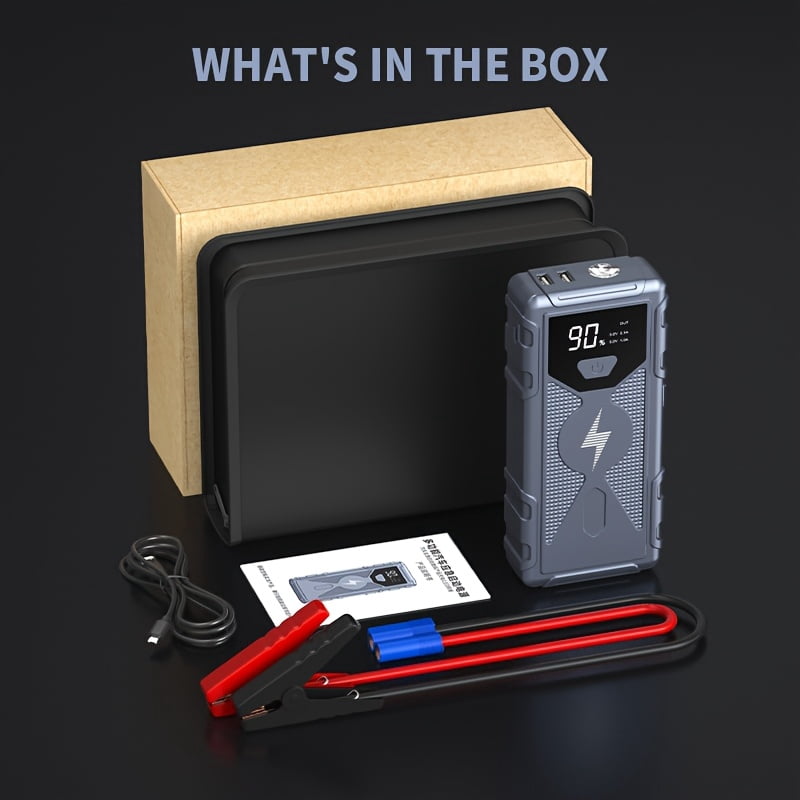 3000A Peak Power, Battery Starter Portable, Jump Box For Car Battery ...