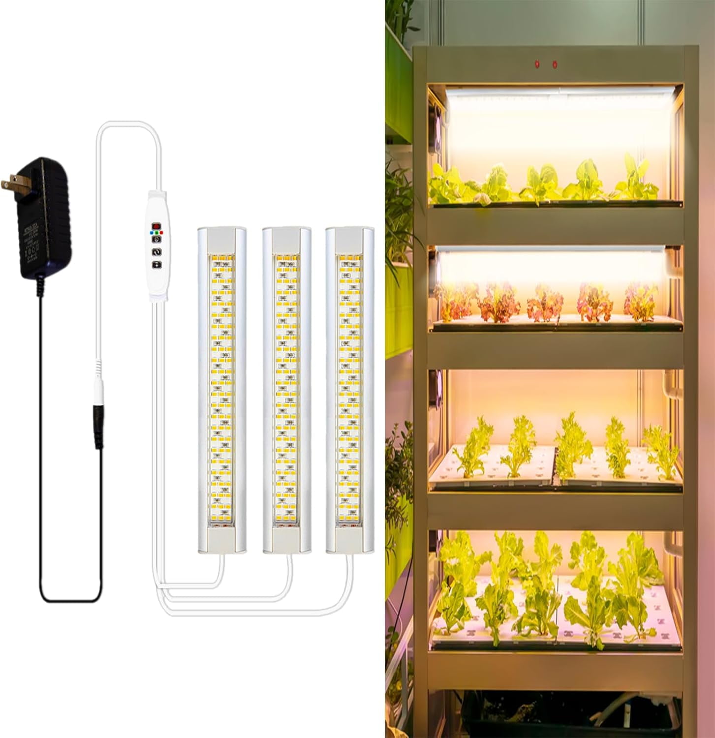 3000K Full Spectrum LED Grow Light Strips for Indoor Plants, Plant ...