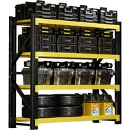 REIBII Steel Metal 6-Tier Adjustable Heavy Duty 3500lbs Storage Shelf ...