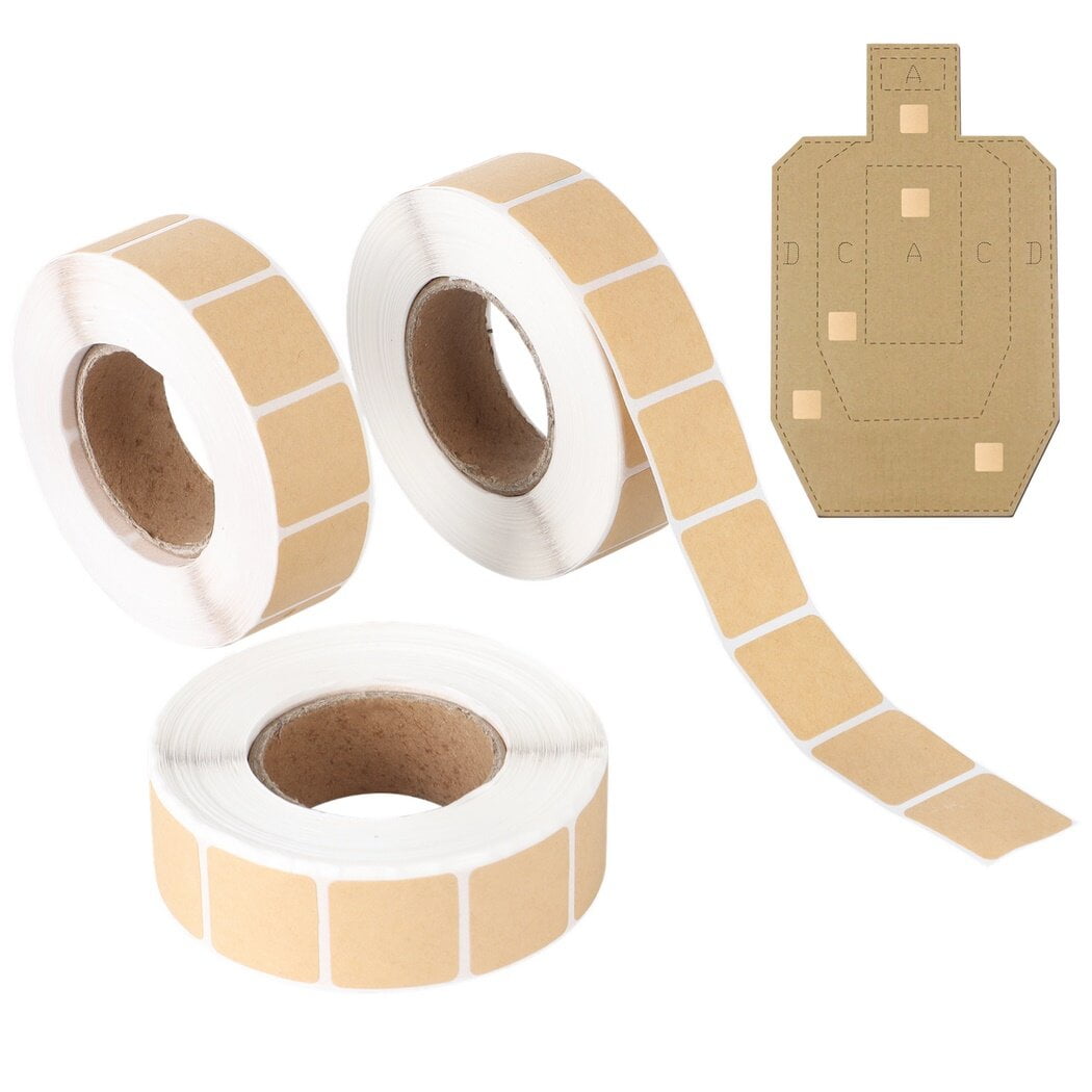 3000PCS 3 Rolls Target Pasters, Self-Adhesive Target Stickers, 0.9 ...