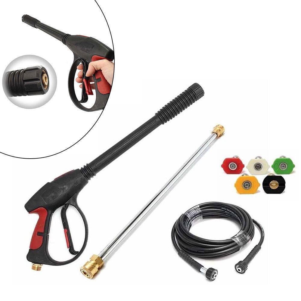 3000PSI High Pressure Car Power Washer Spray Gun Wand Lance Nozzle Tips ...