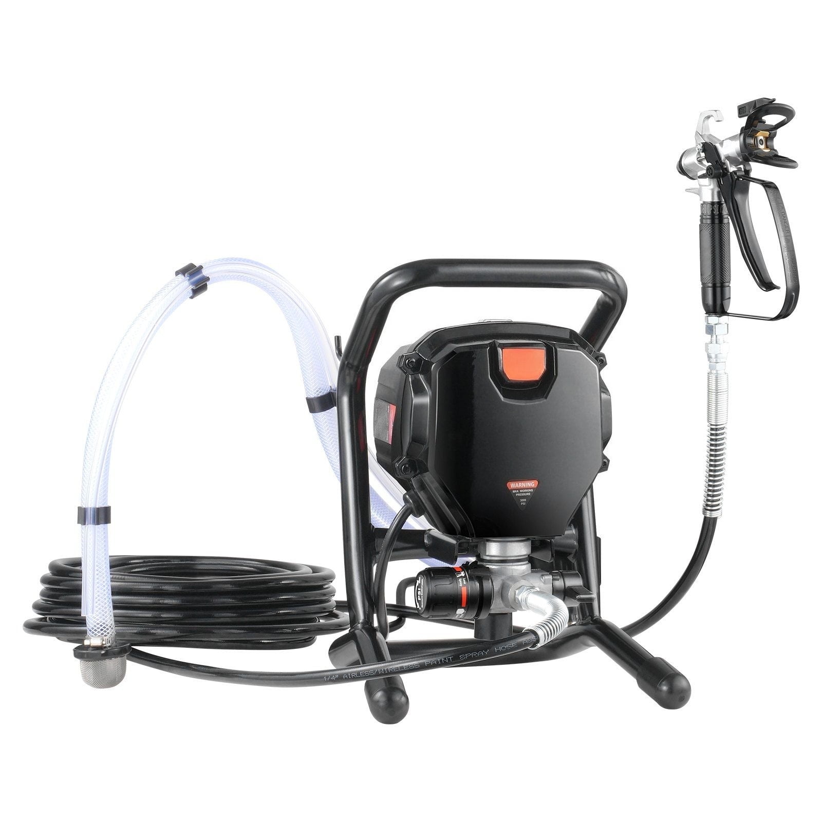 3000PSI Vertical Airless Sprayer, 750W Electric Sprayer for Fences and ...