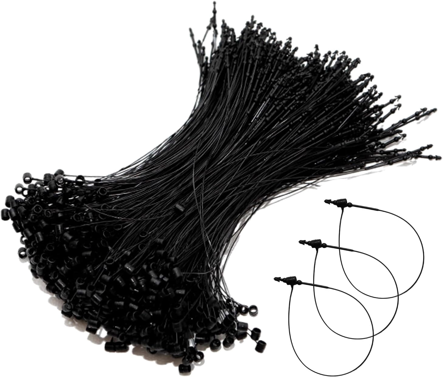 3000Pcs 5 Inch Black Plastic Tags for Clothes, Garment Tag Gun ...