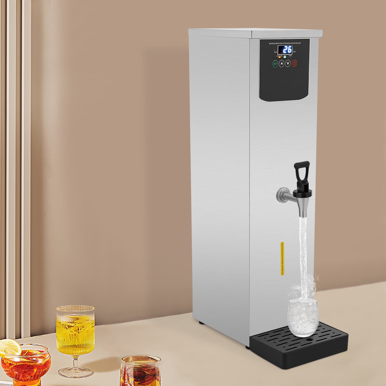 3000W 110V 30L Stainless Steel Hot Water Dispenser, Stepping Type Water ...