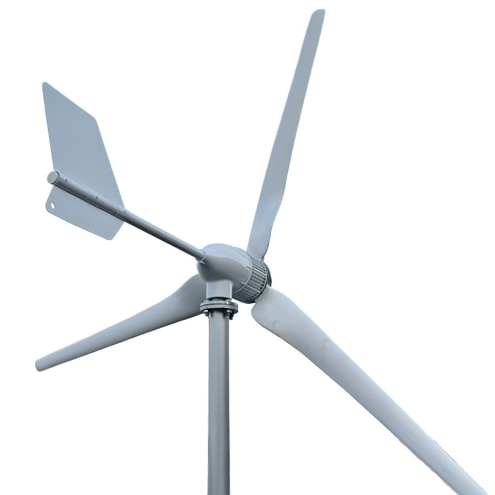3000W 24V 48V 96V 3 Blades Horizontal Wind Turbine Generator Windmill ...