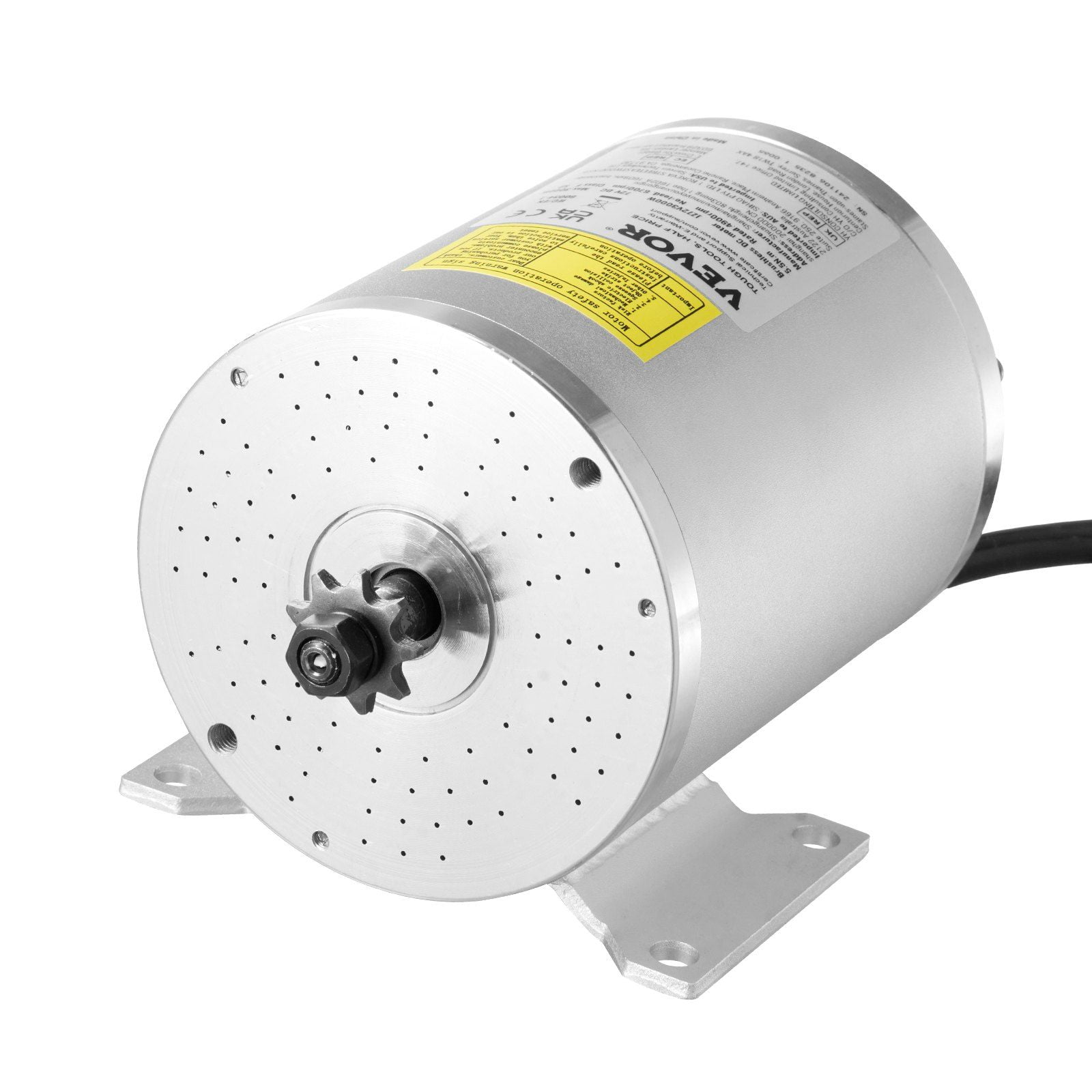 3000W Electric Brushless DC Motor Kit 72V 4900rpm with Speed Controller ...