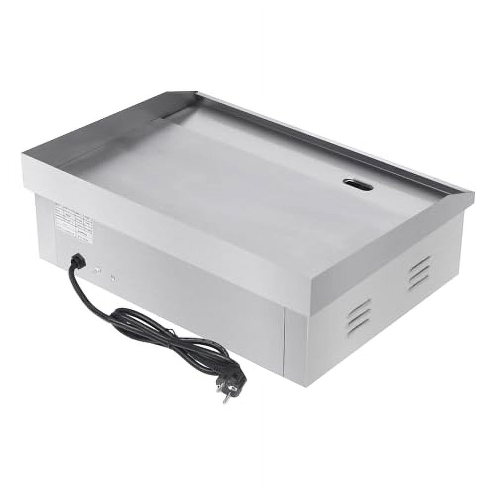 3000W Electric Countertop Flat Top Griddle, 21" Large Non-Stick ...