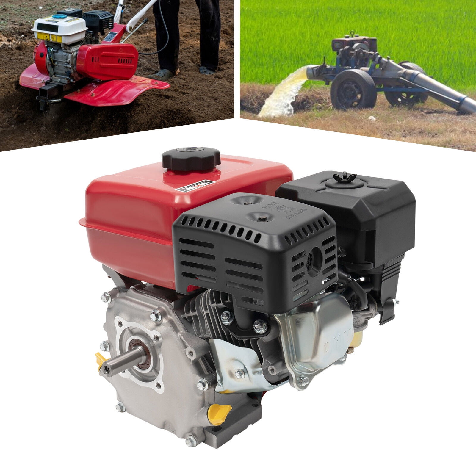 3000W Gas Engine, 7.5 HP Motor 4 Stroke Gas Powered Portable Engine ...