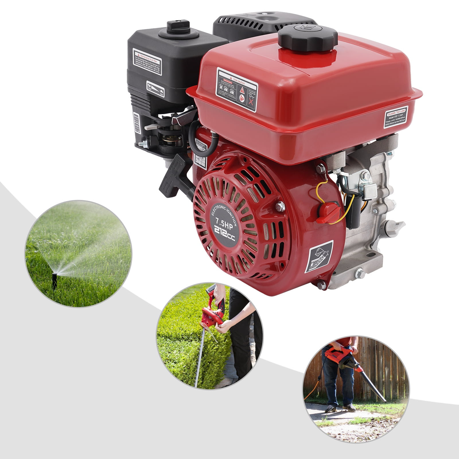 ChicHomey 3000W 212cc 4-Stroke Gas Powered Engine 7.5HP,3600RPM Air ...
