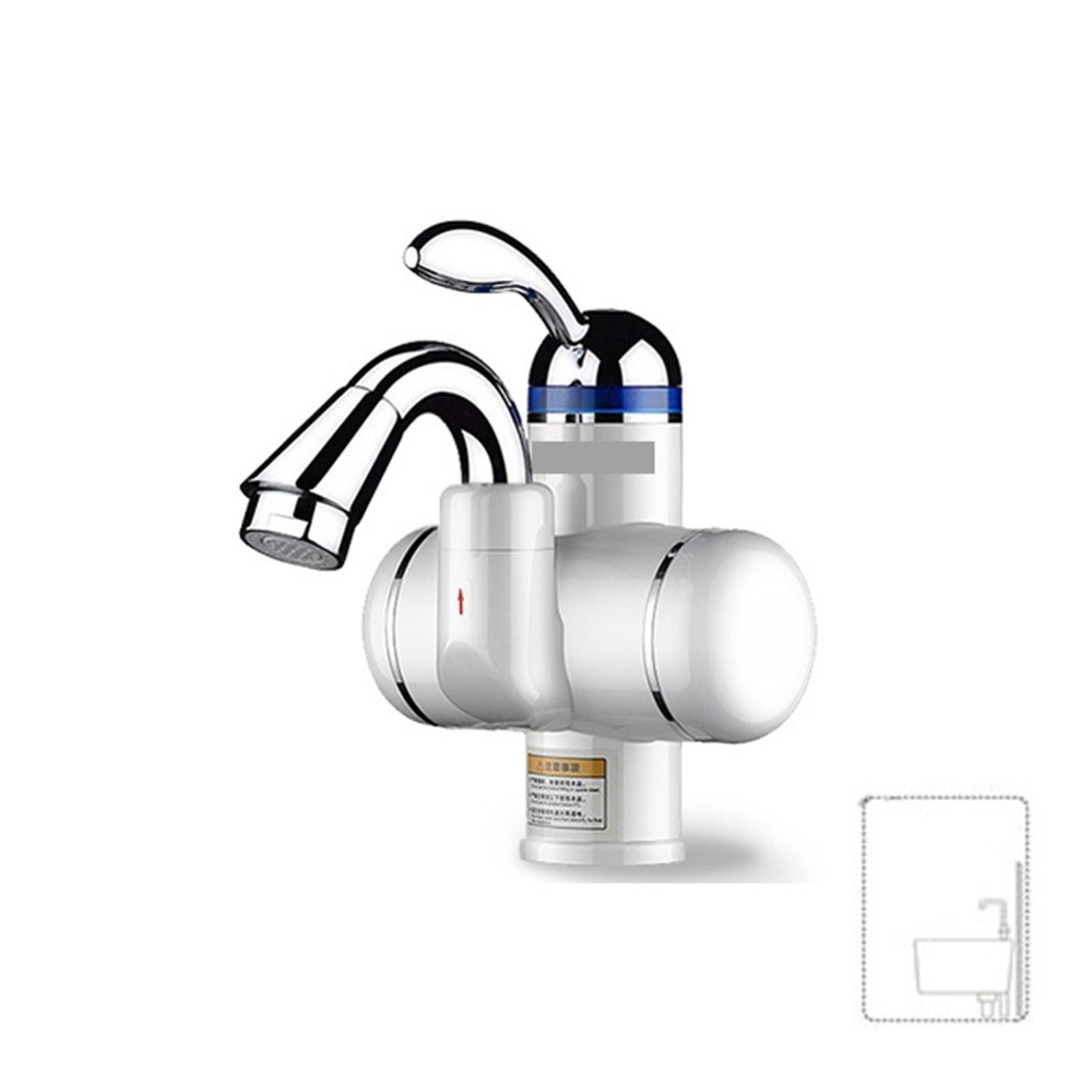 3000W Instant Electric Water Heater Instant Hot Faucet Kitchen Electric ...