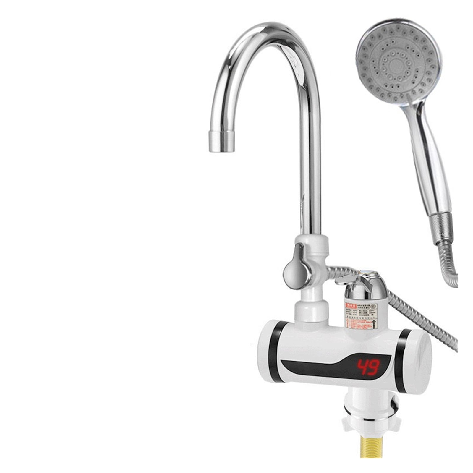 3000W Intelligent Instant Hot Water Faucet Stainless Steel Universal ...