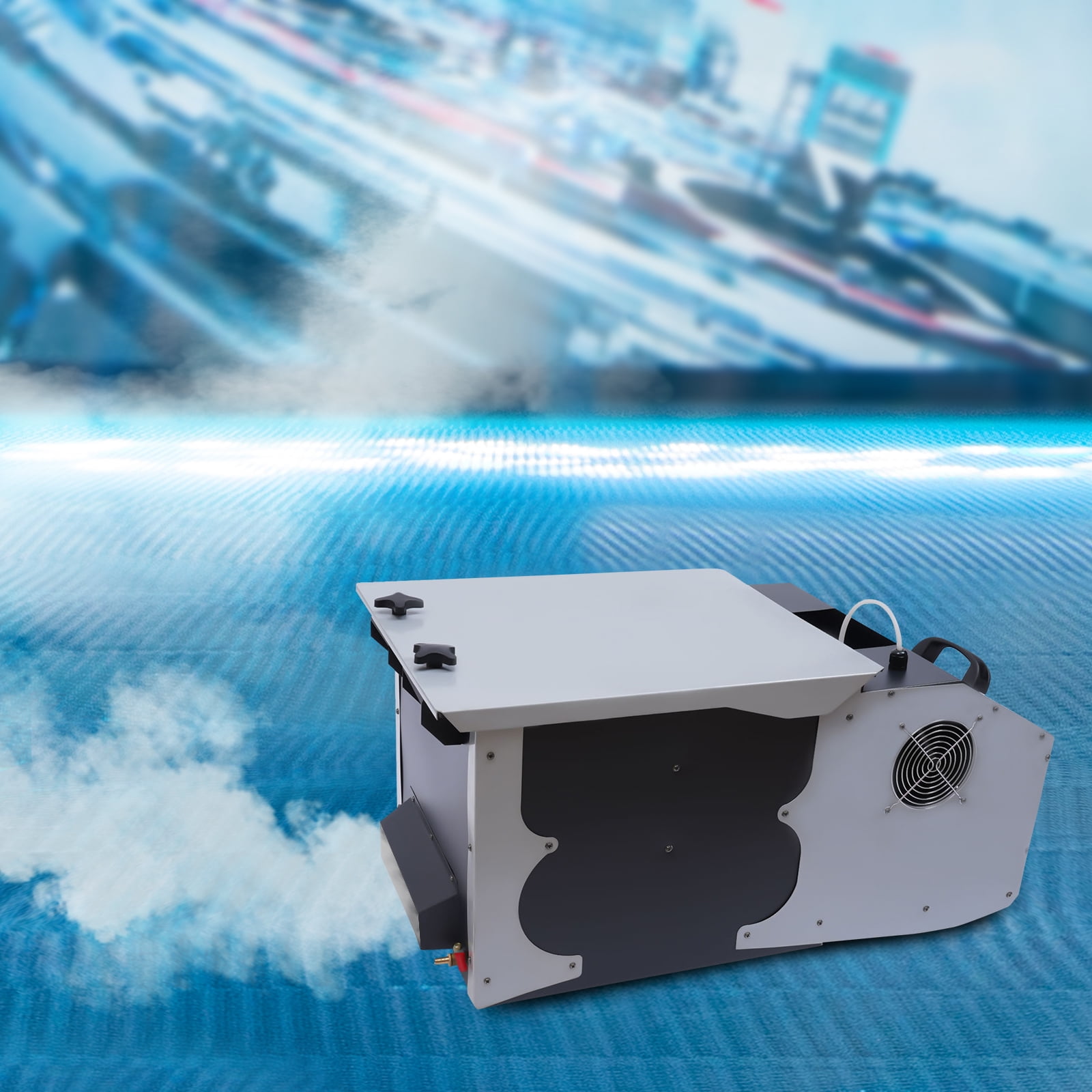 3000W Low Lying Smoke Fog Machine DMX DJ Stage Fogger Effect+ Remote ...