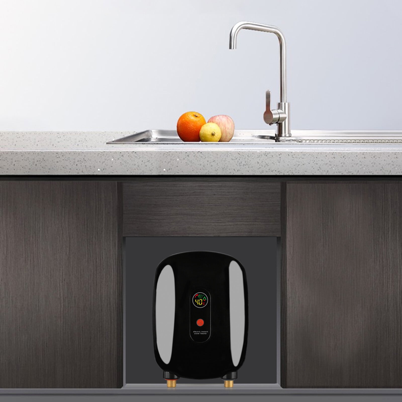 3000W Mini Water Heater, 110V Electric Tankless Instant Hot Water ...