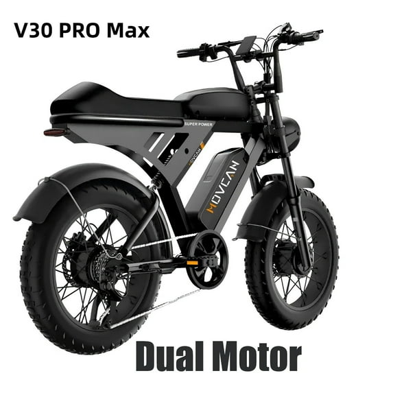 3000W(Peak) Motor MOVCAN V30 Pro Max Electric Bike for Adults,,20" Fat ...