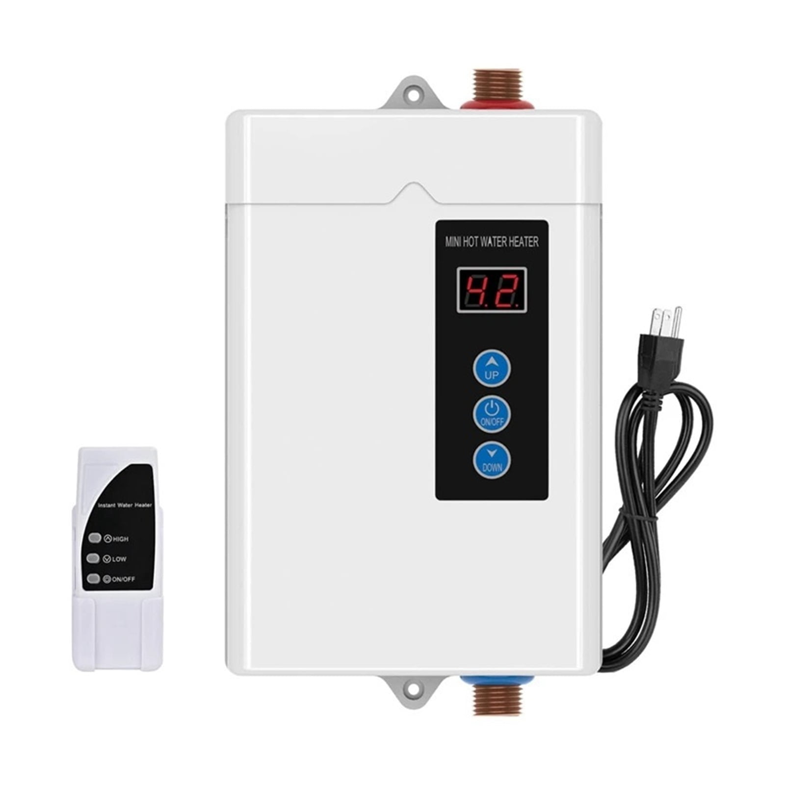 3000W Tankless Water Heater Electric,Instant Hot Water Heater With ...