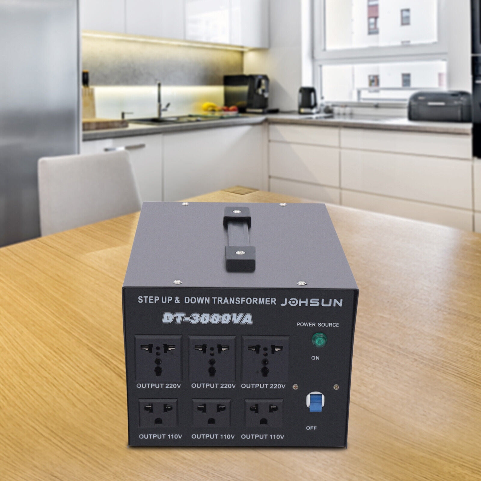 3000W Voltage Converter Heavy Duty Voltage Transformer Step-up/Down ...