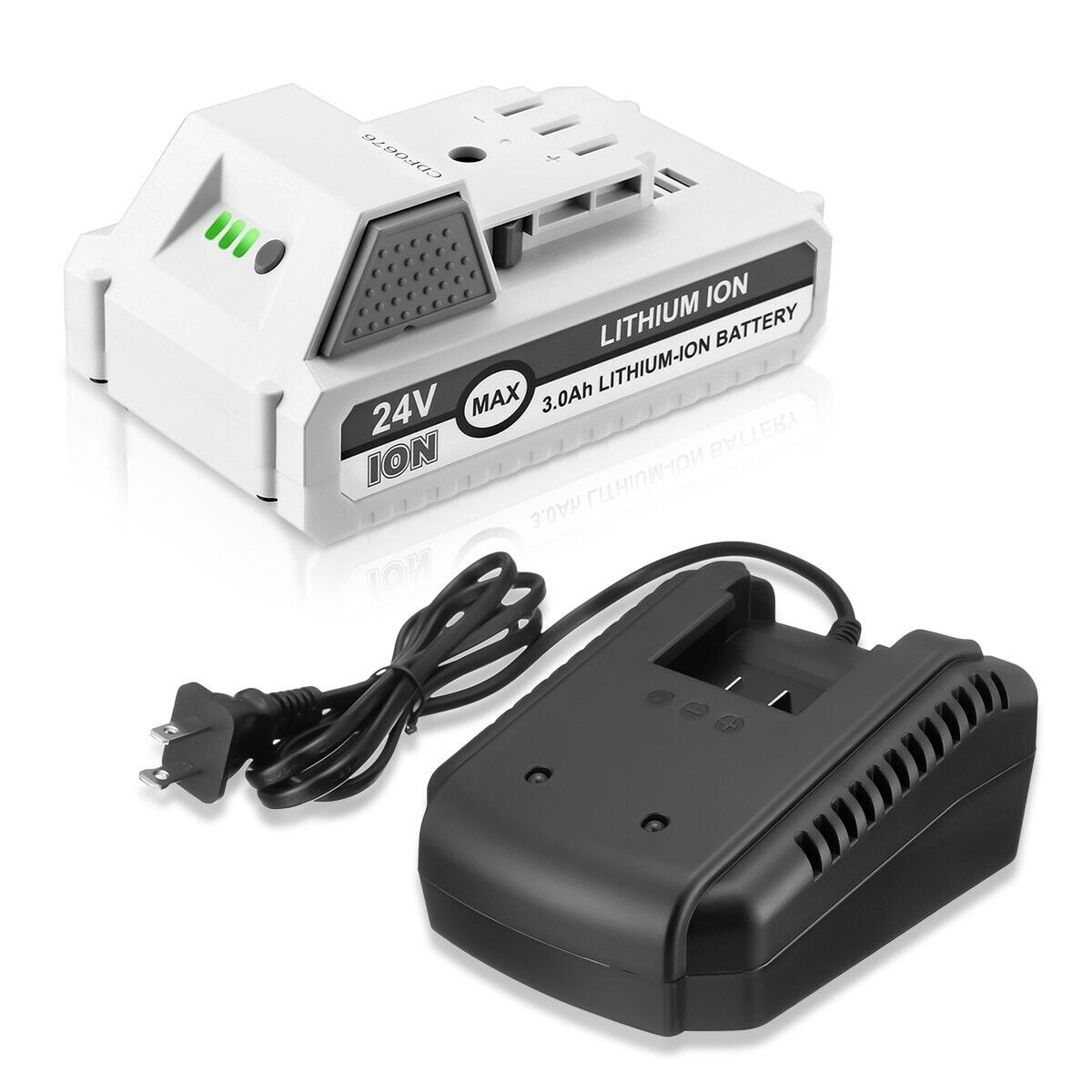 3000mAh 24VBAT-LTE Replacement Lithium-iON Battery+Fast Charger for ...
