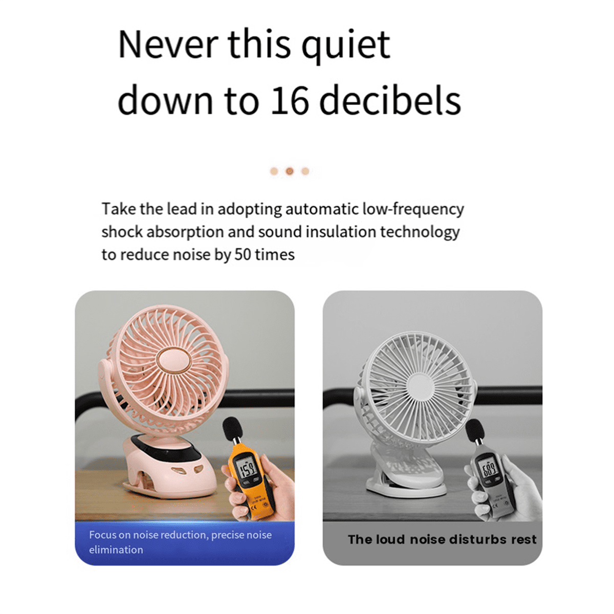 3000mAh N33 USB Clip Fan Clip on Fan Mini Fan with Clip Aromatherapy ...